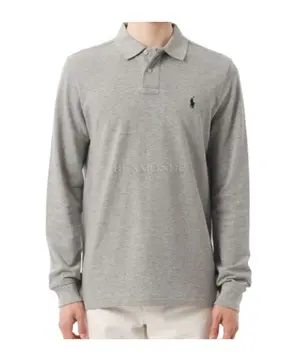 Polo Ralph Lauren Long-sleeved Polo Shirt - Gray