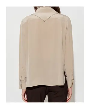 Max Mara Dry Bow-detail Silk Blouse