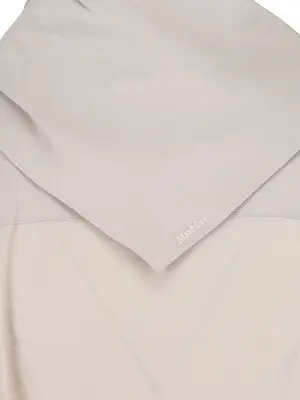 Max Mara Ring Detail Scarf Collared Shirt - Beige