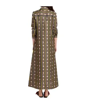 La DoubleJ Sanctuary Pattern Maxi Shirt Dress