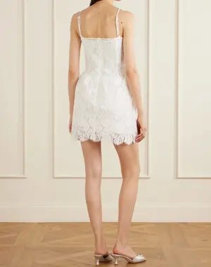 SHUSHU/TONG Lace Dress With Bow Detail