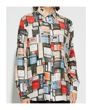 Moschino Collared Long-sleeved Shirt