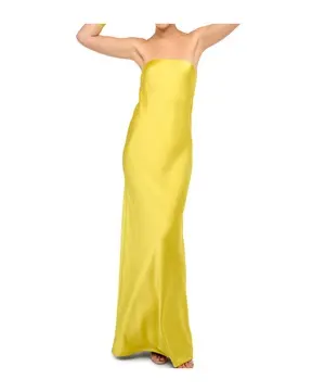 Norma Kamali Bias Strapless Gown