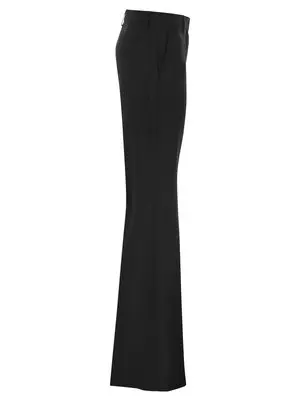 Sportmax Hangar Pressed-crease Flared Trousers