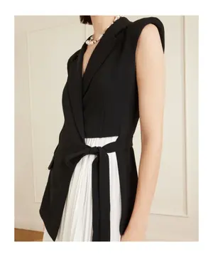 Simkhai Helena Combo Blazer Midi Dress