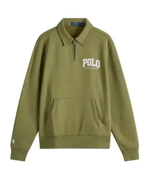 Polo Ralph Lauren Half-zip Logo Sweatshirt - Green