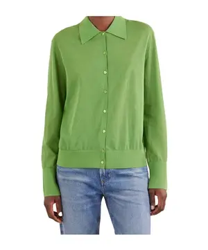 FRAME Long-sleeved Blended Cardigan