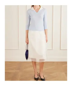 SHUSHU/TONG Ribbed Wool Knit Sweater