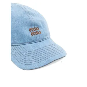 Miu Miu Embroidered Baseball Cap