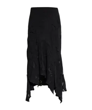 AVAVAV Frayed Skirt - Black