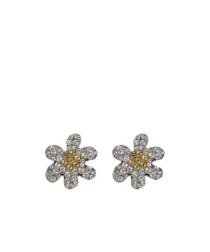 Marni Crystal Flower Earrings