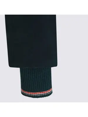 Thom Browne Hooded Down Jacket With Gold-tone Hardware