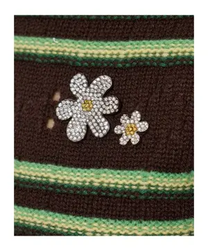 Marni Flower Brooch Two-piece Set