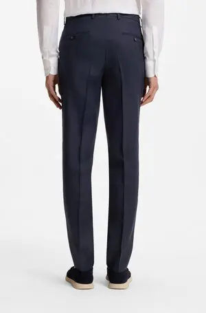 Hugo Boss Linen Blend Double-breasted Suits