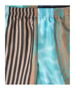 Versace Printed Silk Twill Shorts