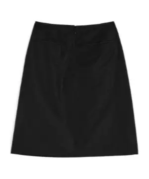JIL SANDER A-line Midi Skirt - Black