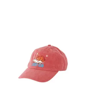 CARNE BOLLENTE Embroidered Baseball Cap - Red