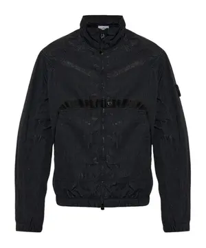 Stone Island Long-sleeved Casual Jacket - Black