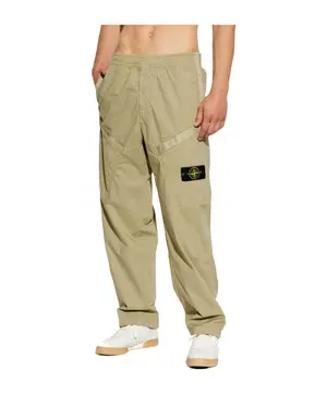 Stone Island Elastic Waist Casual Pants