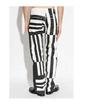 Versace Striped Jeans