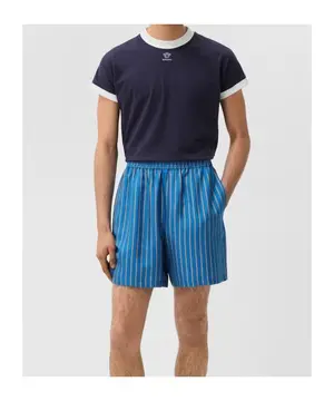 Versace Printed Silk Twill Shorts