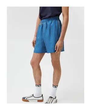 Versace Printed Silk Twill Shorts