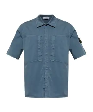 Stone Island Short Sleeve Shirt - Blue