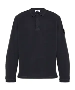 Stone Island Long Sleeve Polos For Men