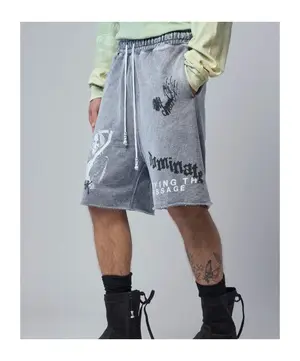 PALY HOLLYWOOD Drawstring Athletic Shorts
