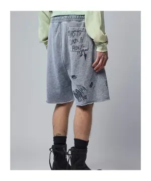 PALY HOLLYWOOD Drawstring Athletic Shorts