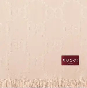 Gucci Gg Wool And Silk Blanket