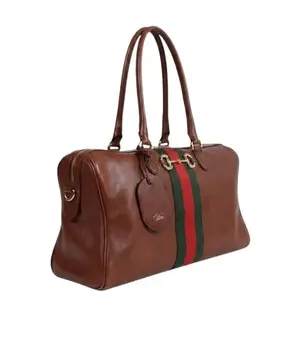 Gucci Borsetto Large Boston Bag - Brown