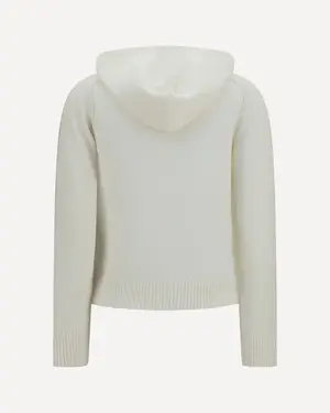 Burberry Zip-up Hooded Cardigan