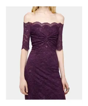 Rabanne Layered Lace Maxi Dress