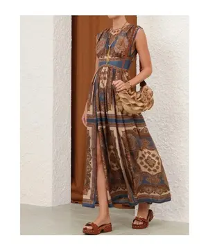 Zimmermann Mahon Waisted Maxi Dress