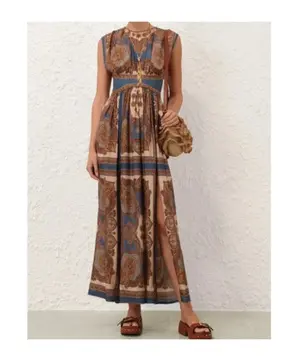 Zimmermann Mahon Waisted Maxi Dress