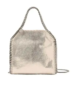 Stella McCartney Falabella Metallic Tote Bag - Nude