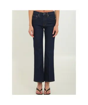 Khaite Clara Cropped Flare Jeans
