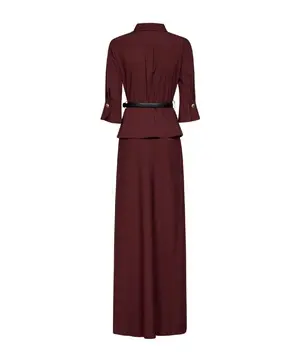 SELF-PORTRAIT Twill Maxi Dress