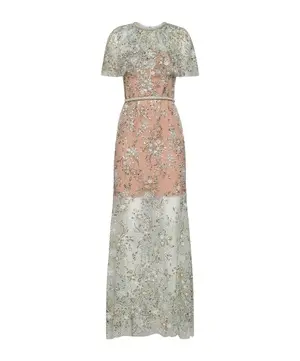 SELF-PORTRAIT Round Neck Dress