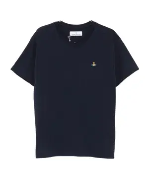 VIVIENNE WESTWOOD Orb Logo T-shirt - Navy Blue