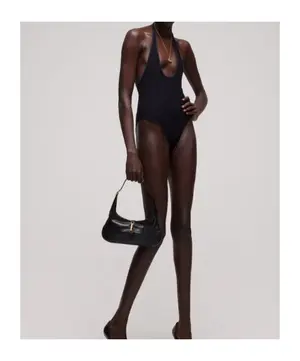 Gucci Gg Stretch Jersey Halterneck Bodysuit