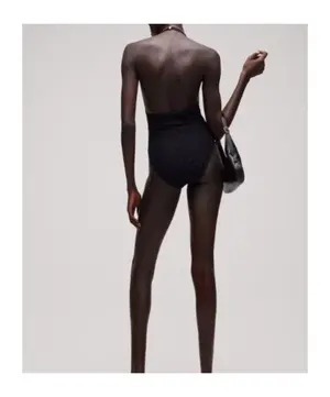 Gucci Gg Stretch Jersey Halterneck Bodysuit