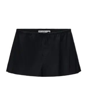 Alexander Wang Mid-rise Pleated Drawstring Shorts