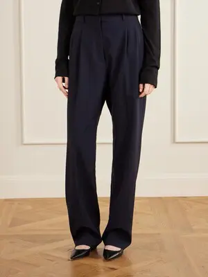 THE ROW Mune Wide-leg Tapered Trousers