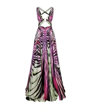Roberto Cavalli Ray Of Paradise Printed Maxi Dress - Multicolor