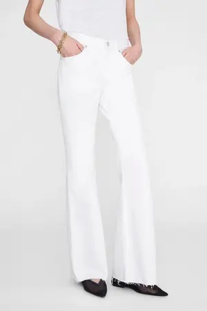 ANINE BING Wyatt Raw-cut Denim Jeans