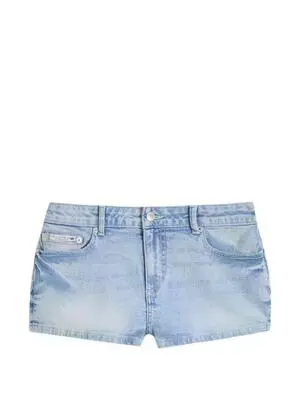 Juicy Couture Rhinestone Embellished Low-rise Shorts