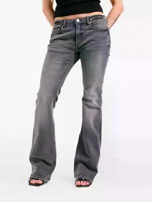 Juicy Couture Digi Embellished Flared Jeans - Grey