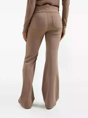 Juicy Couture Logo Print Flared Track Pants